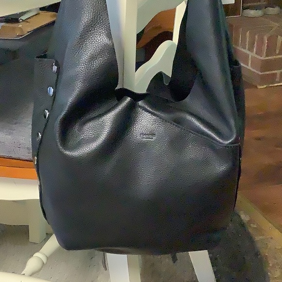 Hammitt | Bags | Hammitt Tom Large Black Leather Hobo Bag Includes ...